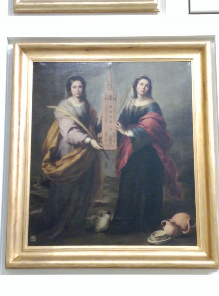 Las santas patronas, Justa y Rufina, de Bartolomé Esteban Murillo